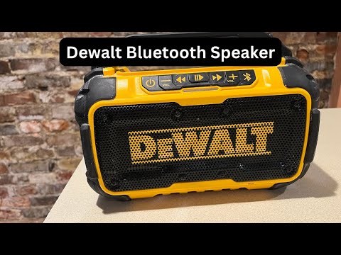 Dewalt DCR010 Bluetooth Jobsite Speaker Review