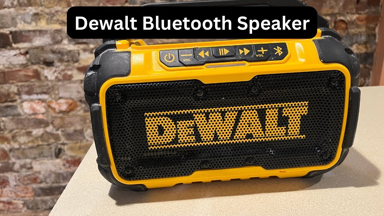 Dewalt DCR010 Bluetooth Jobsite Speaker Review - YouTube
