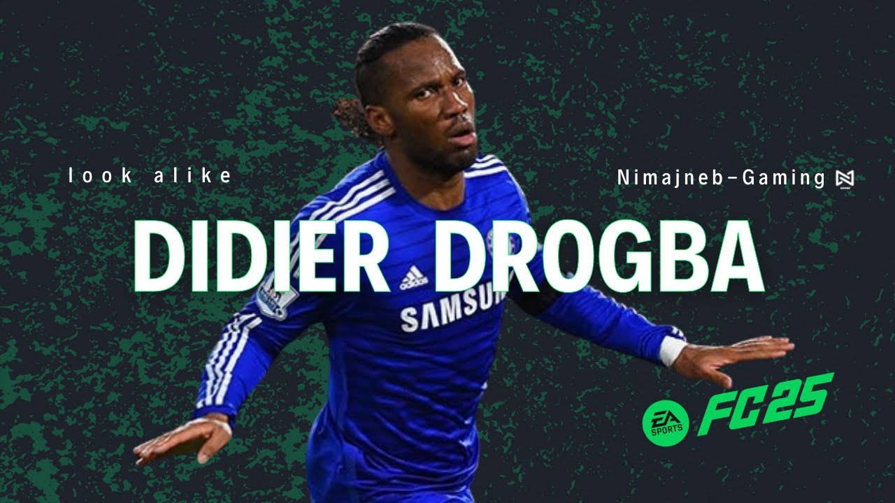 EA SPORTS FC 25 | DIDIER DROGBA | LOOK ALIKE | | FACE + STATS - YouTube