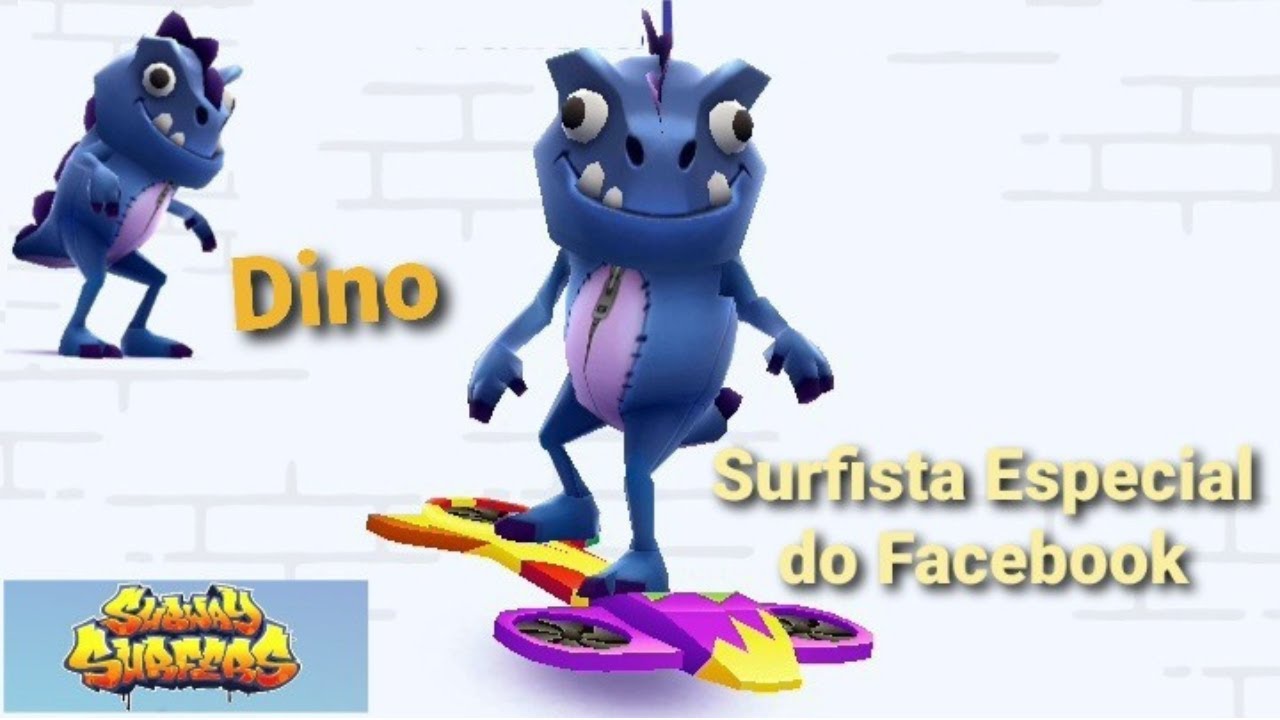 Subway Surfers - Dino (Surfista Especial do Facebook) Game - YouTube