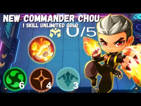 MAGIC CHESS NEW COMMANDER CHOU 1 SKILL UNLIMITED GOLD| CHOU 1 SKILL ...