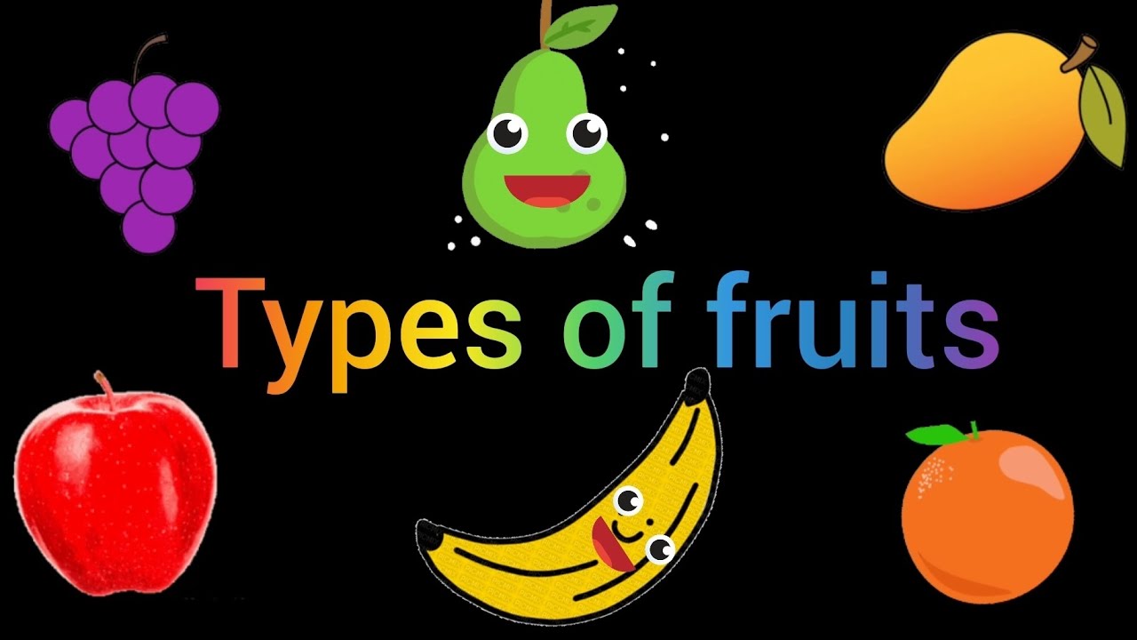 Types of Fruits | Colour & Shapes of Fruits | Talking Fruits | KIDZEETV ...