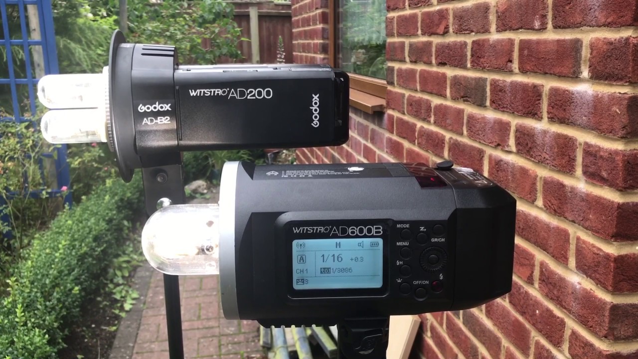 Godox AD-B2 LED comparison - YouTube