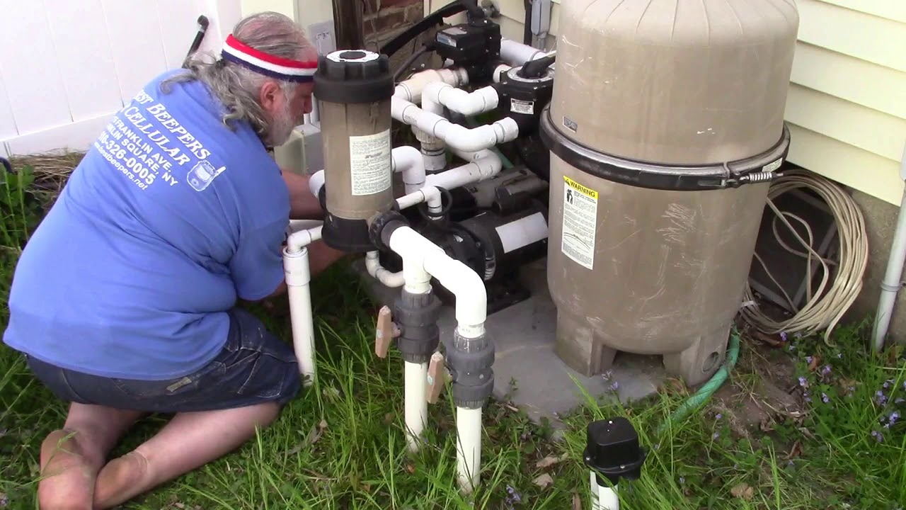 Pool Opening 2018, Part 3 - Installing The Pumps - YouTube