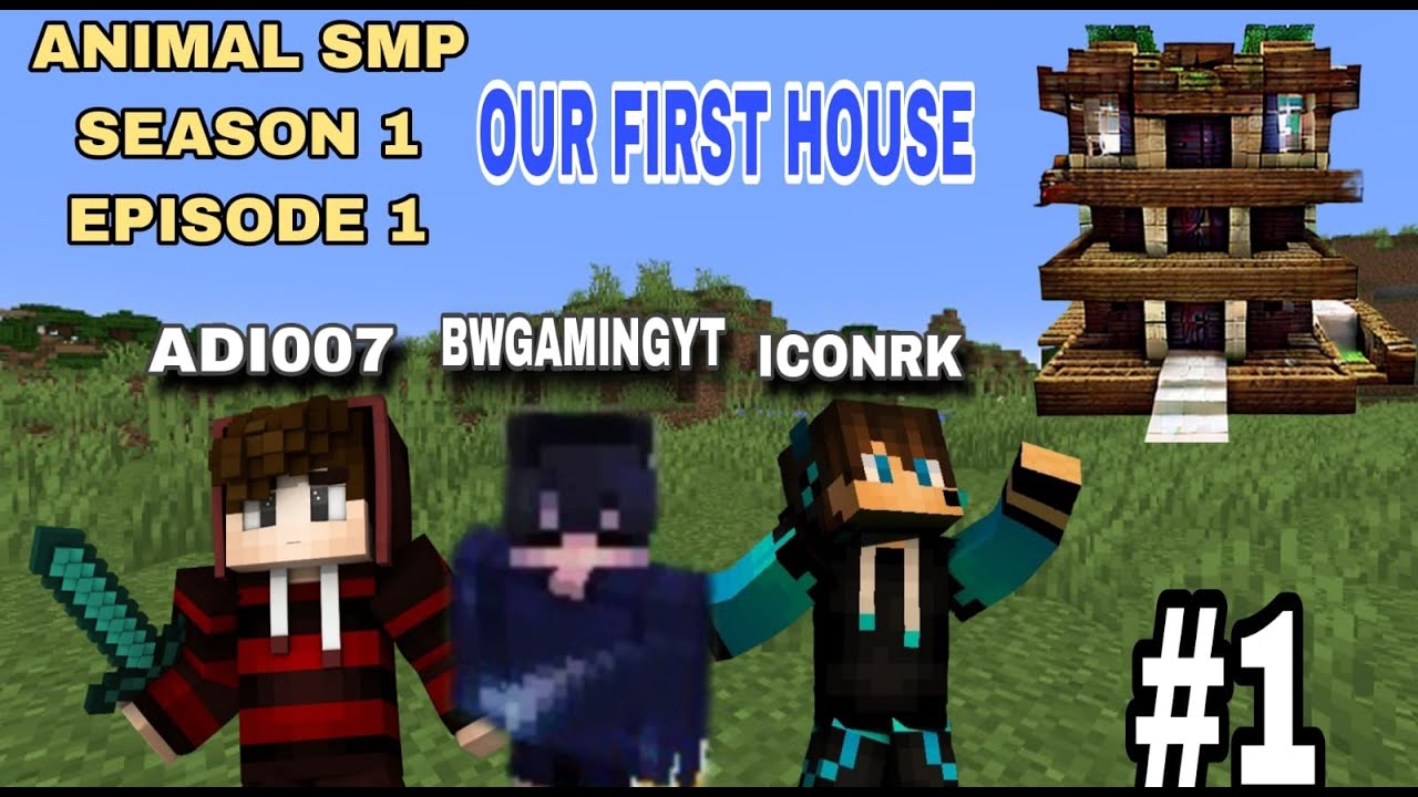 I STARTED MINECRAFT SMP WITH MY FRIENDS/ANIMAL SMP SEASON 1 EPISODE 1/BW GamingYT - YouTube