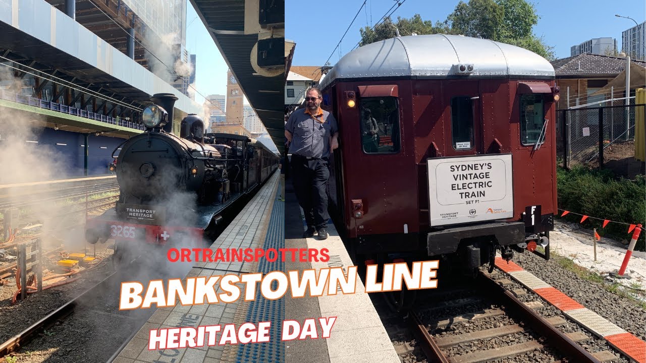 Bankstown Line Heritage Day!! Riding on F1 - YouTube