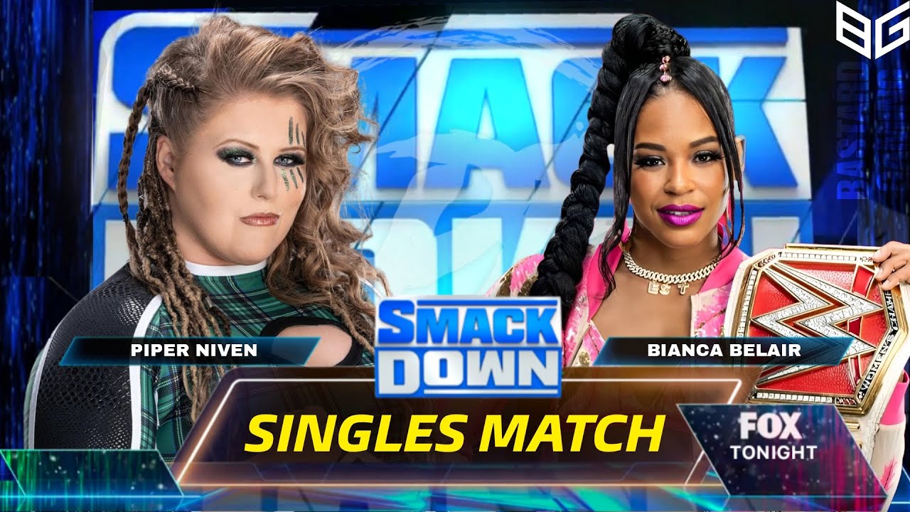 Piper Niven Vs Bianca Belair - WWE Smackdown - YouTube