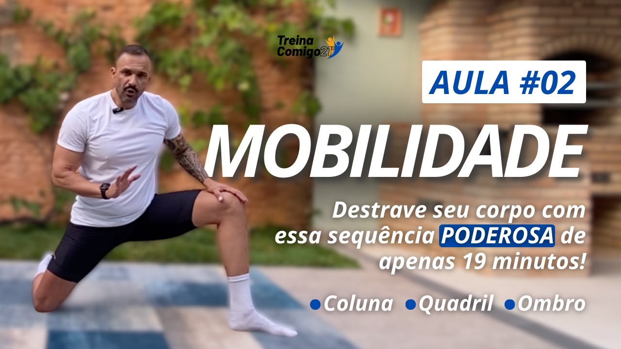 Aula de Mobilidade #02 | Alongue e Destrave Quadris e Coluna | 19 Min ...