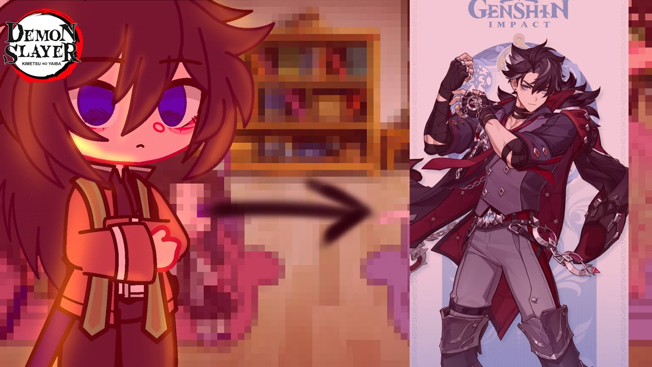 The hashira react to giyuu as wriothesley//•NIGHT FALL•// demon slayer ...
