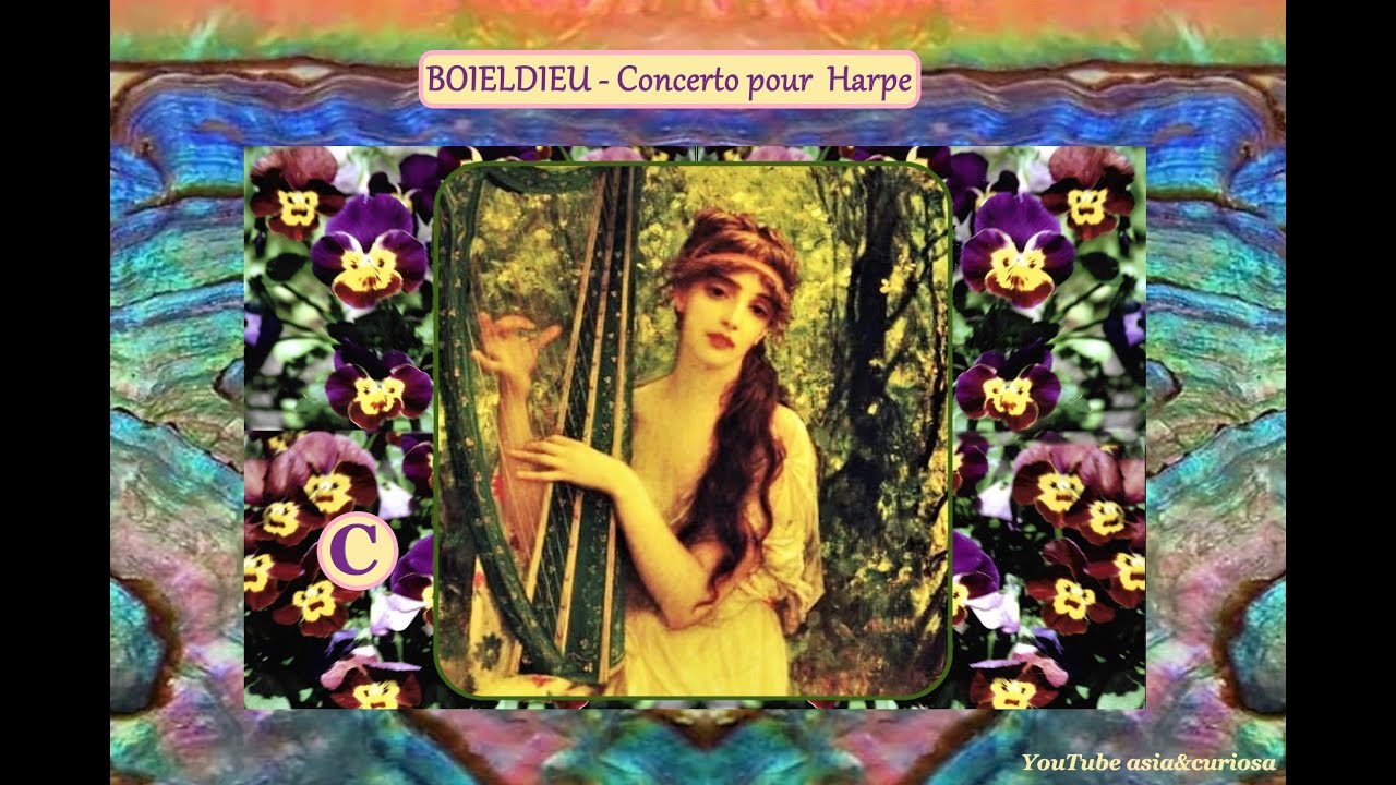 BOIELDIEU Harp Concerto - Harp Lily Laskine - Orchestre Jean-François ...