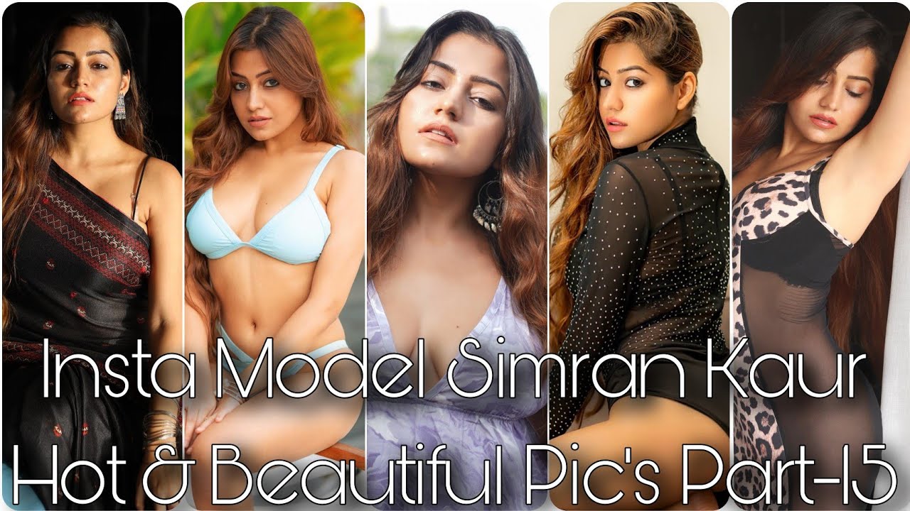 Insta Model Simran Kaur Hot & Beautiful Pic's Part-15 - YouTube