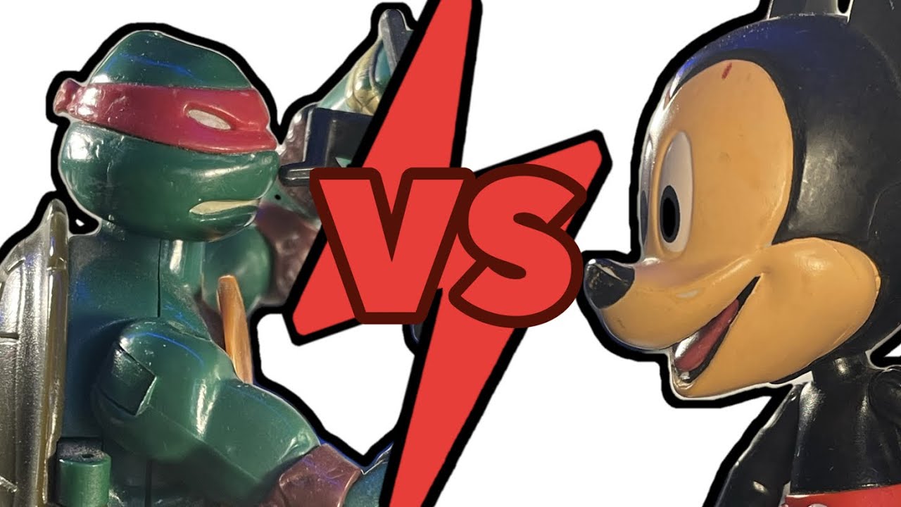 [Stop Motion] Raphael VS Mickey - YouTube