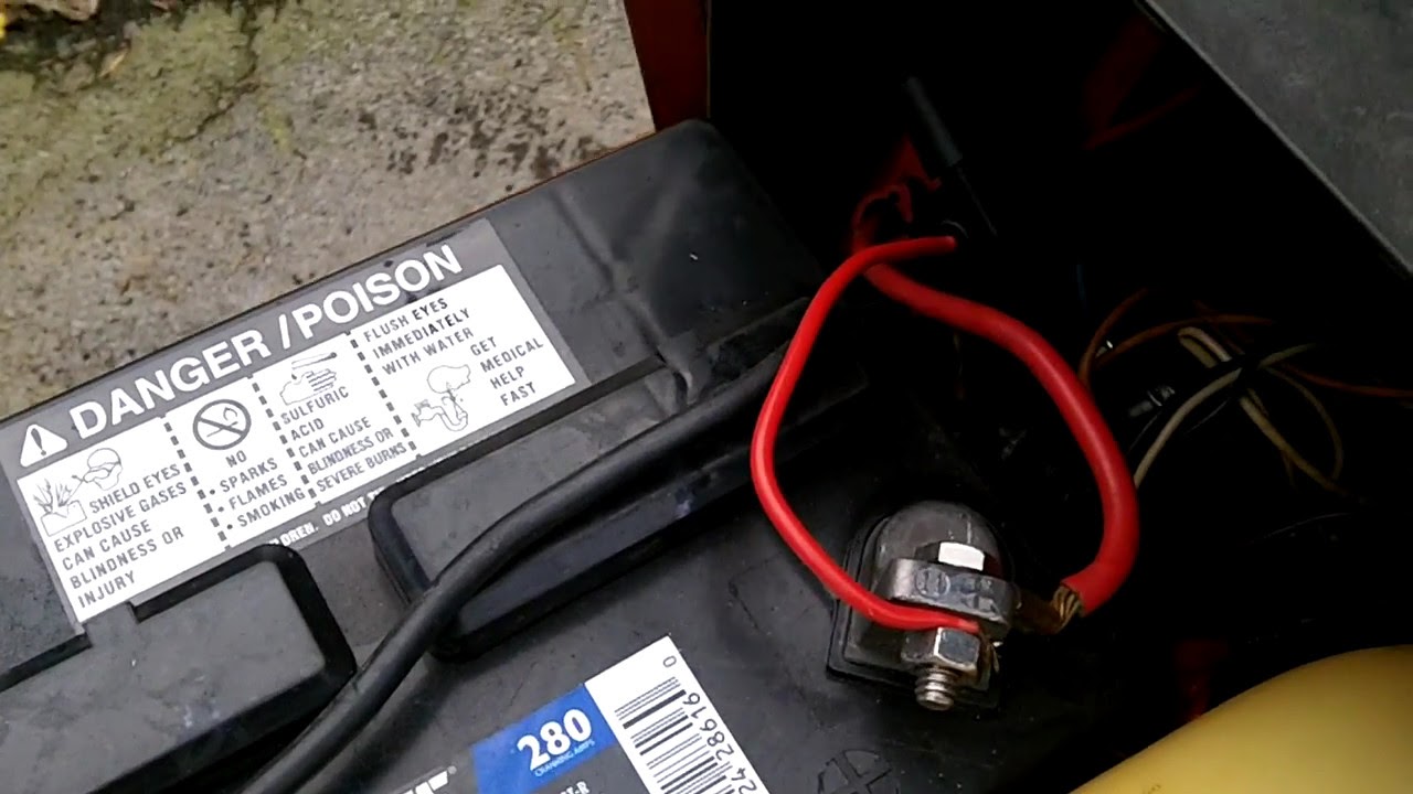 how wired the pto to the toggle switch on the snapper lt11 tractor ...