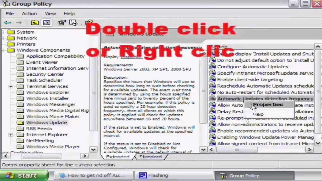 how to turn off windows xp updates - YouTube