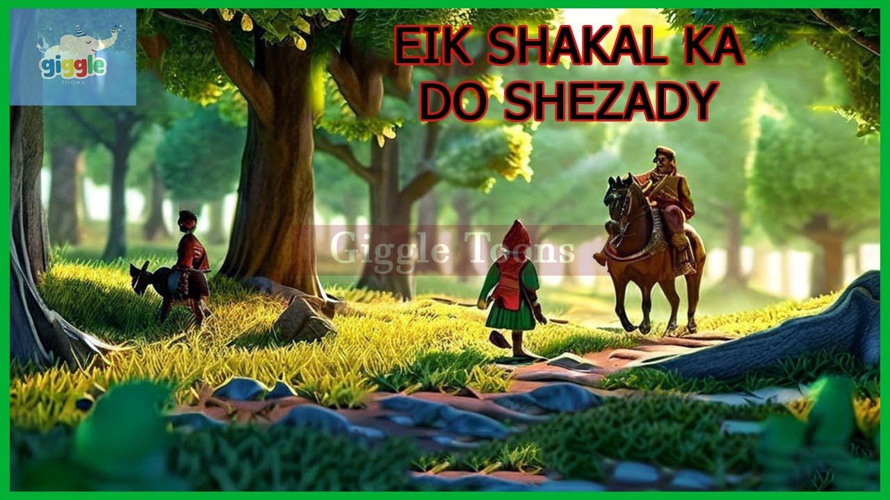 Eik Shakal Ka Do Shezady | Cartoon For Kids | Urdu Story | Giggle Toons ...