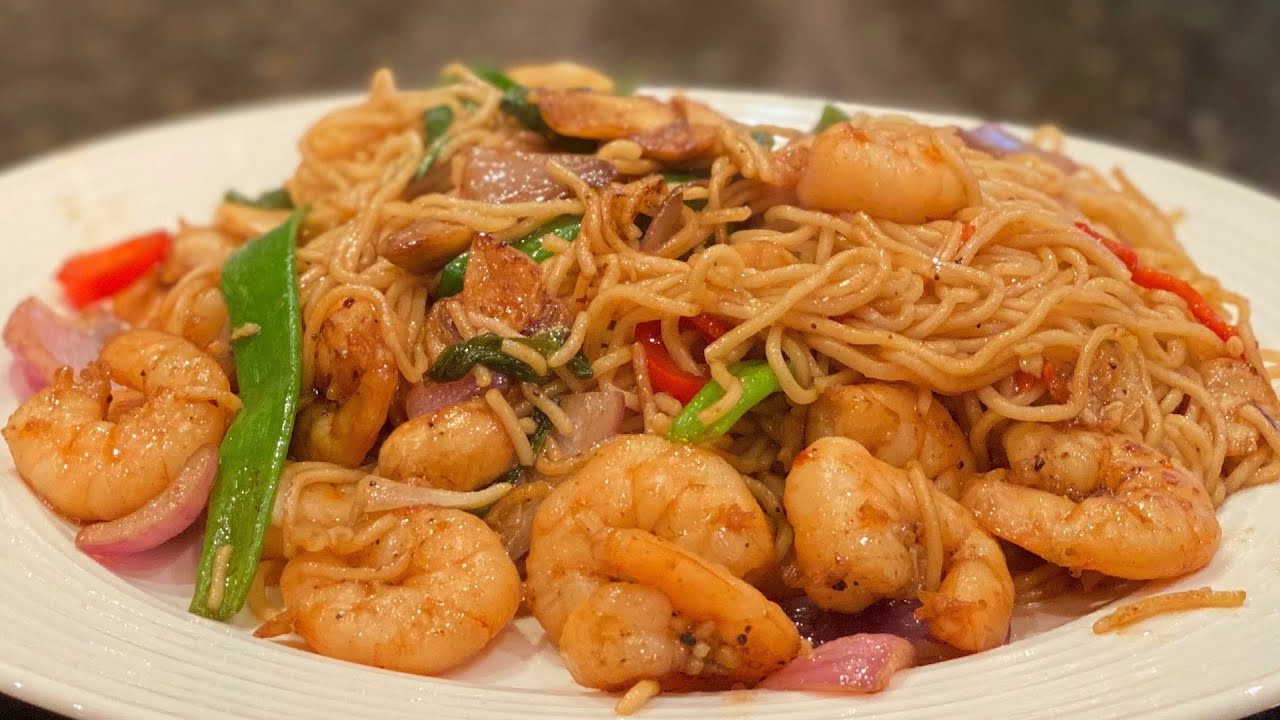 Super easy Prawn Chow Mein recipe | Absolutely love this | Better than ...
