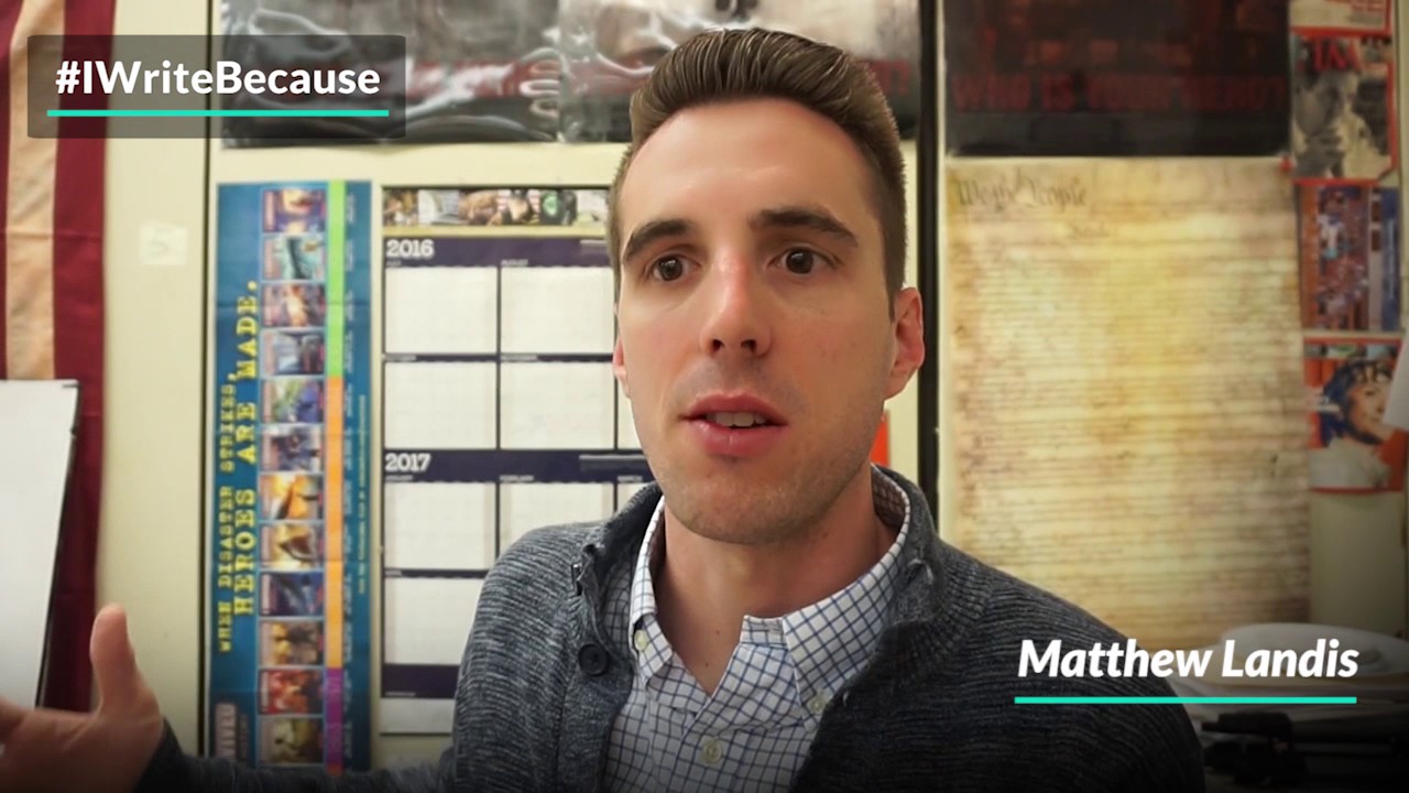 Matthew Landis - #IWriteBecause - YouTube