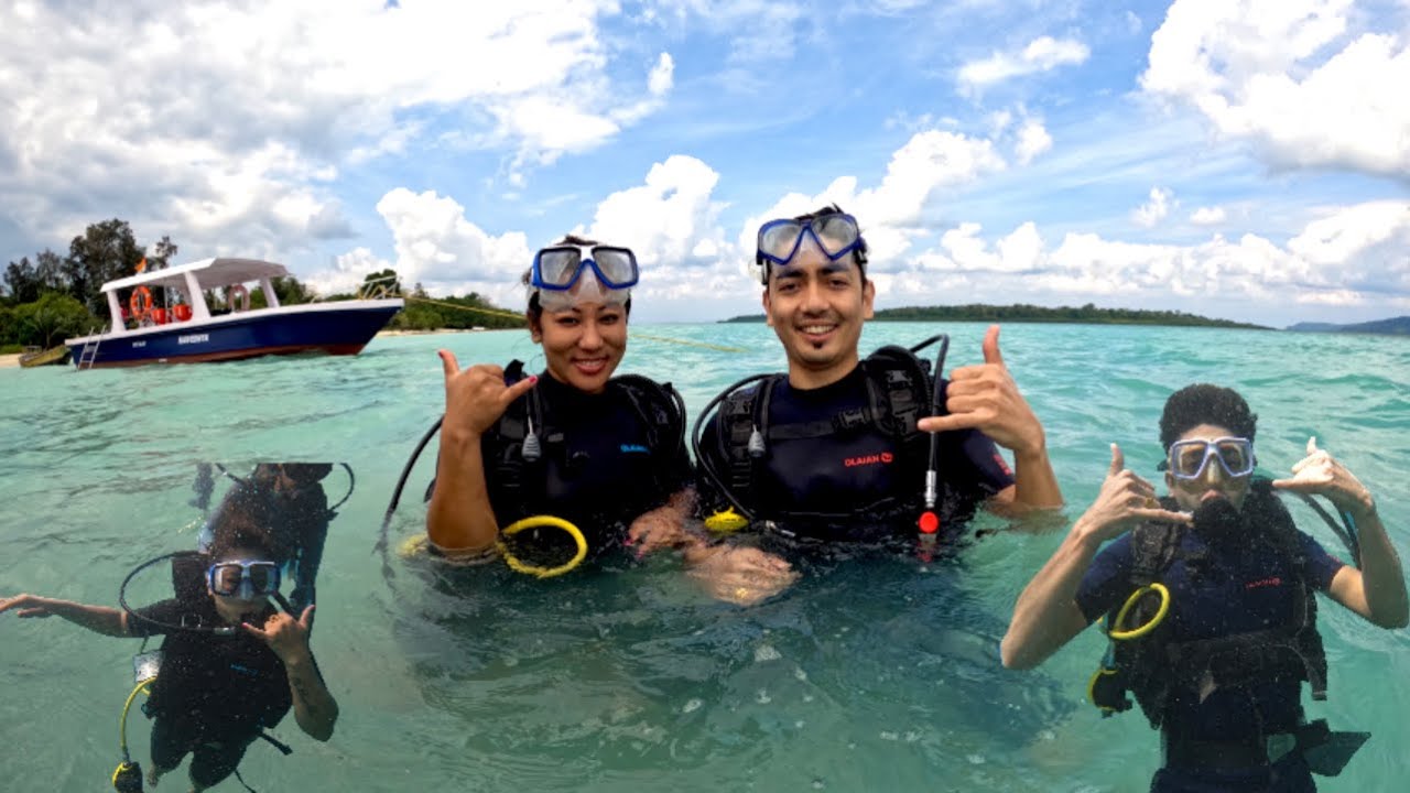 SCUBA DIVE AND NEIL ISLAND, ANDAMAN DAY 3 - YouTube