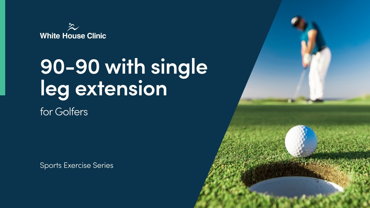 90 90 with singe leg extension | Top 10 exercises for Golfers - YouTube