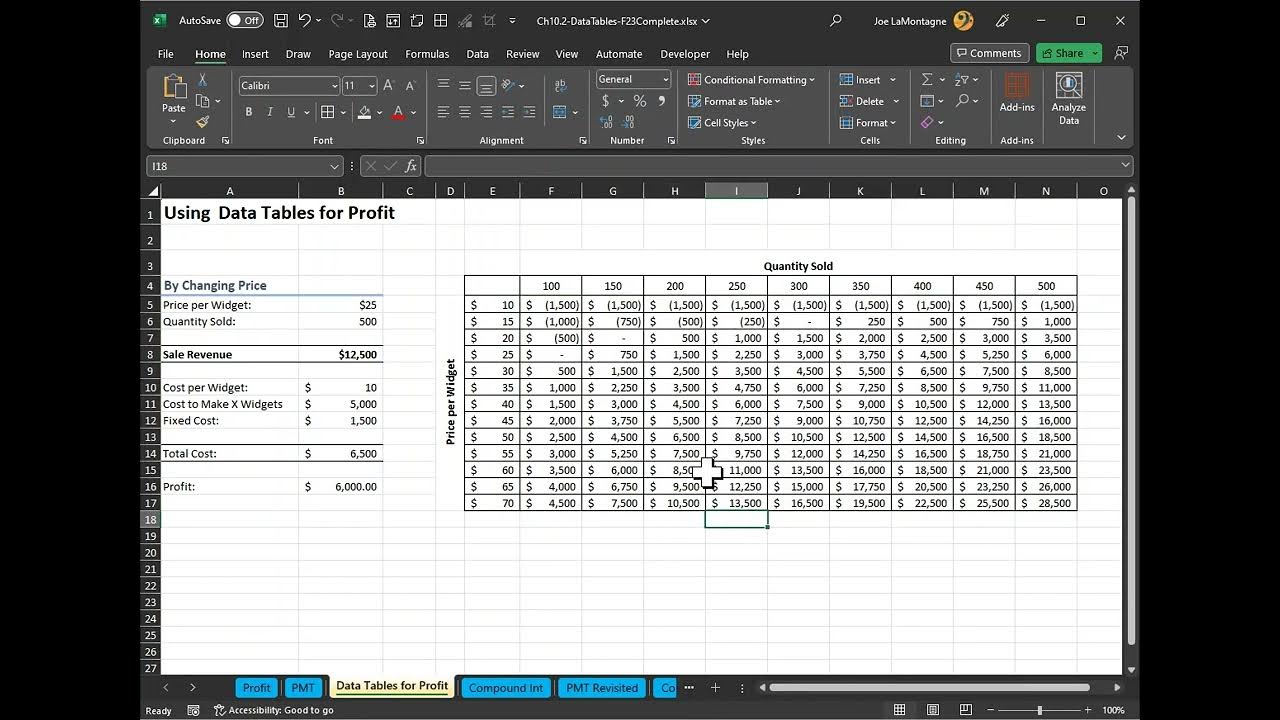 Ch 10.2c-Data Tables from Scratch - YouTube
