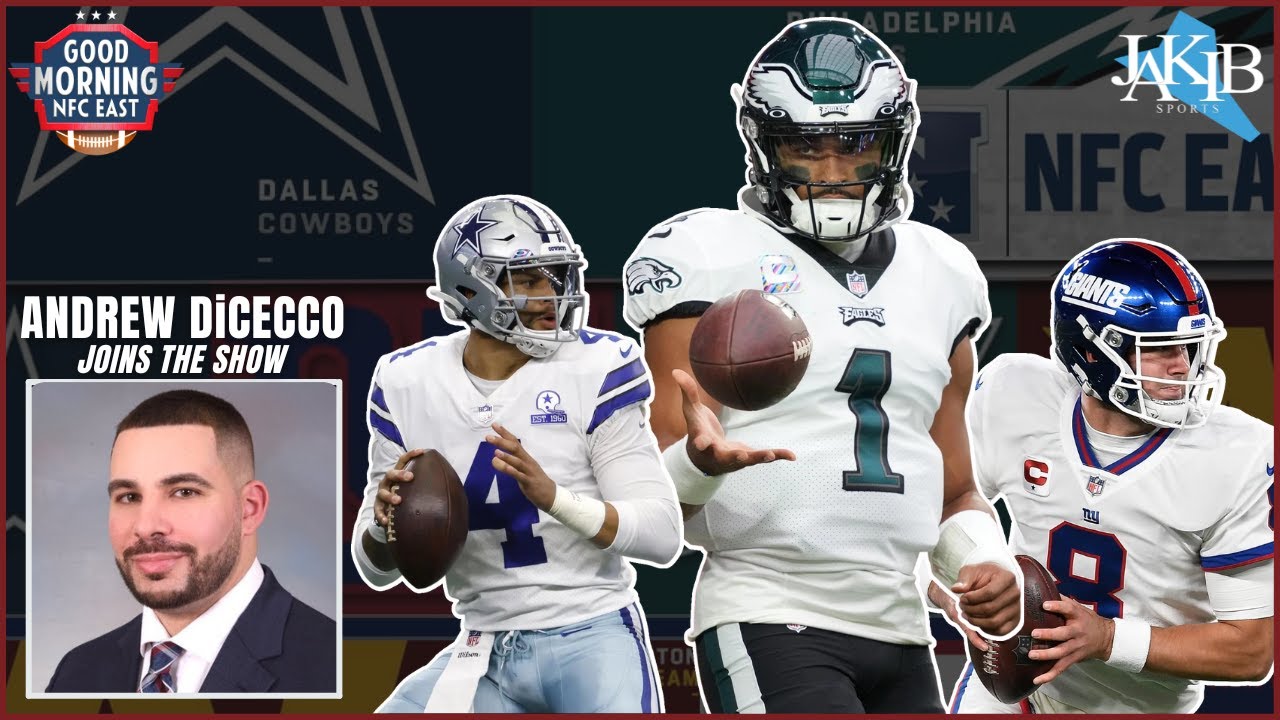 Andre DiCecco Talks Entire NFC East Making the Playoffs, Jalen Hurts ...