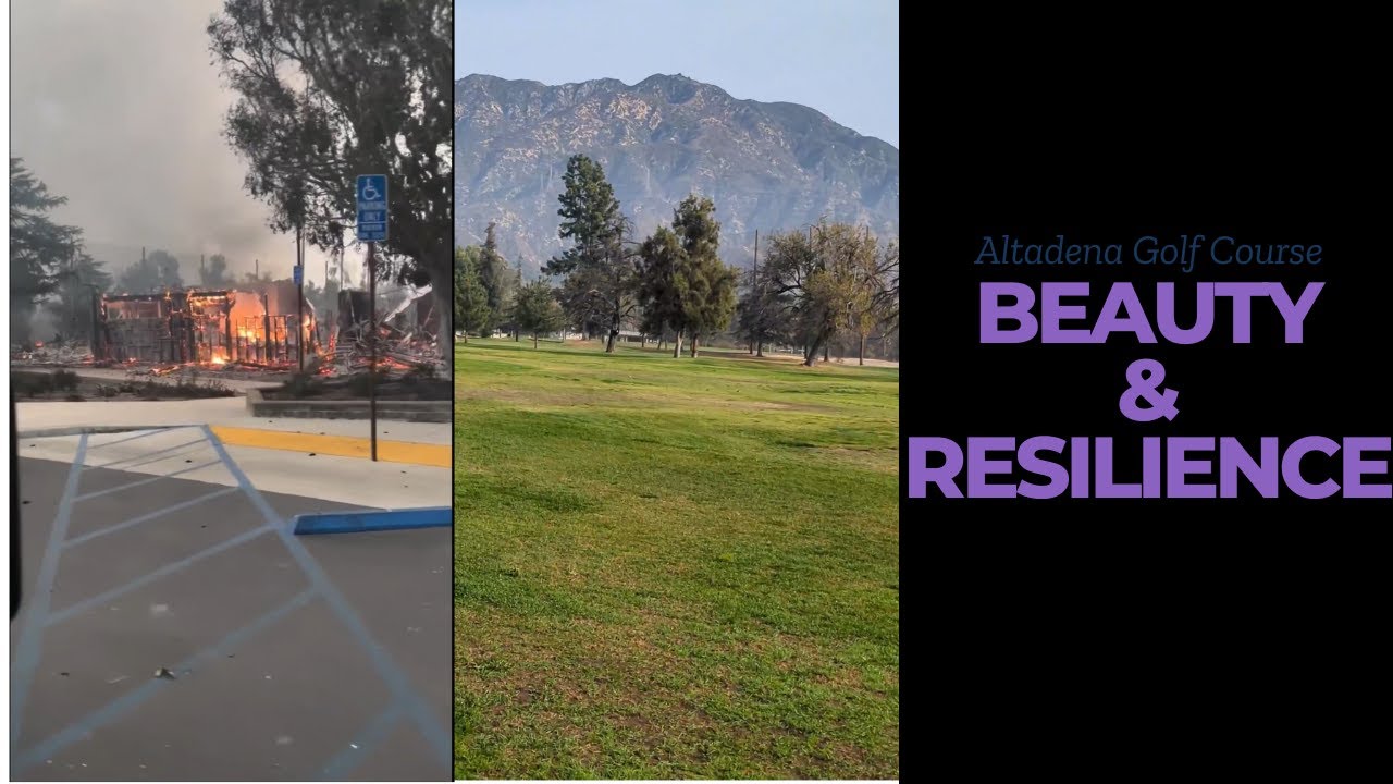 Altadena Golf Course Devastation from LA Fire - YouTube