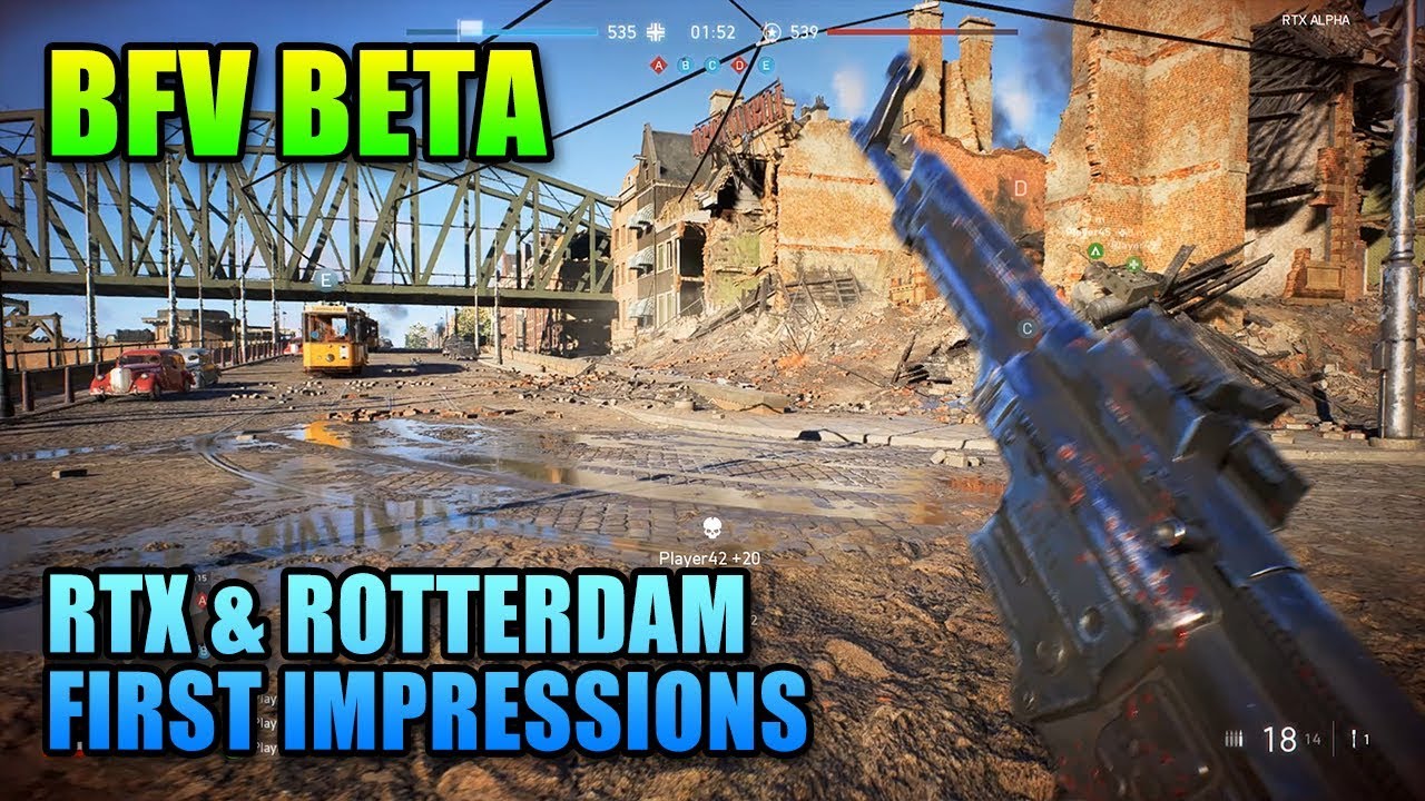 Battlefield 5 RTX & Rotterdam First Impressions Gameplay - YouTube
