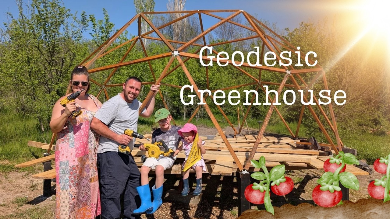 Geodesic Dome Greenhouse DIY – Off-Grid Gardening #28 - YouTube