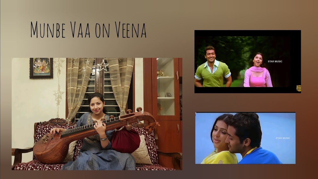 Melodious rendition of Munbe Vaa En Anbe Vaa - Solo Veena - YouTube