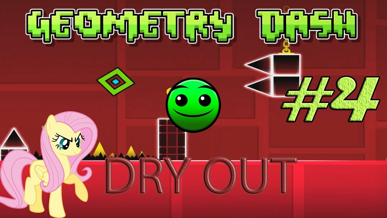 Geometry Dash (GD) 4 - normal - Dry Out - YouTube
