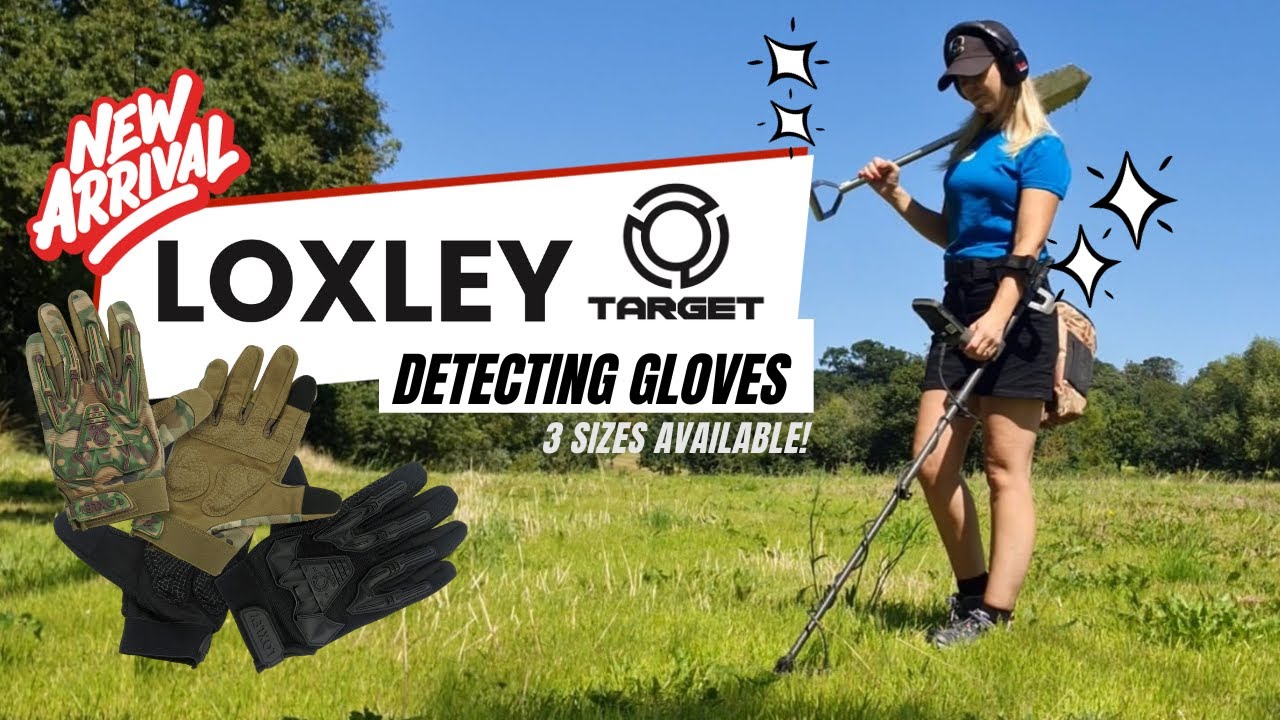 Loxley Target Gloves for Metal Detecting - YouTube