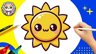 Cómo Dibujar Un Sol Paso A Paso