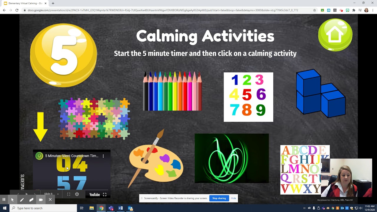 Virtual Calming Room - YouTube