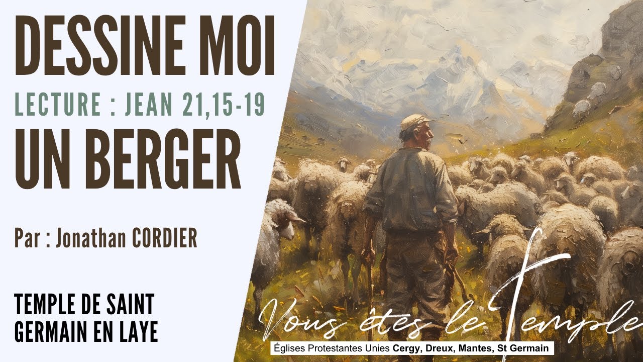Jonathan CORDIER - Le Ressuscité : Dessine moi un berger - YouTube