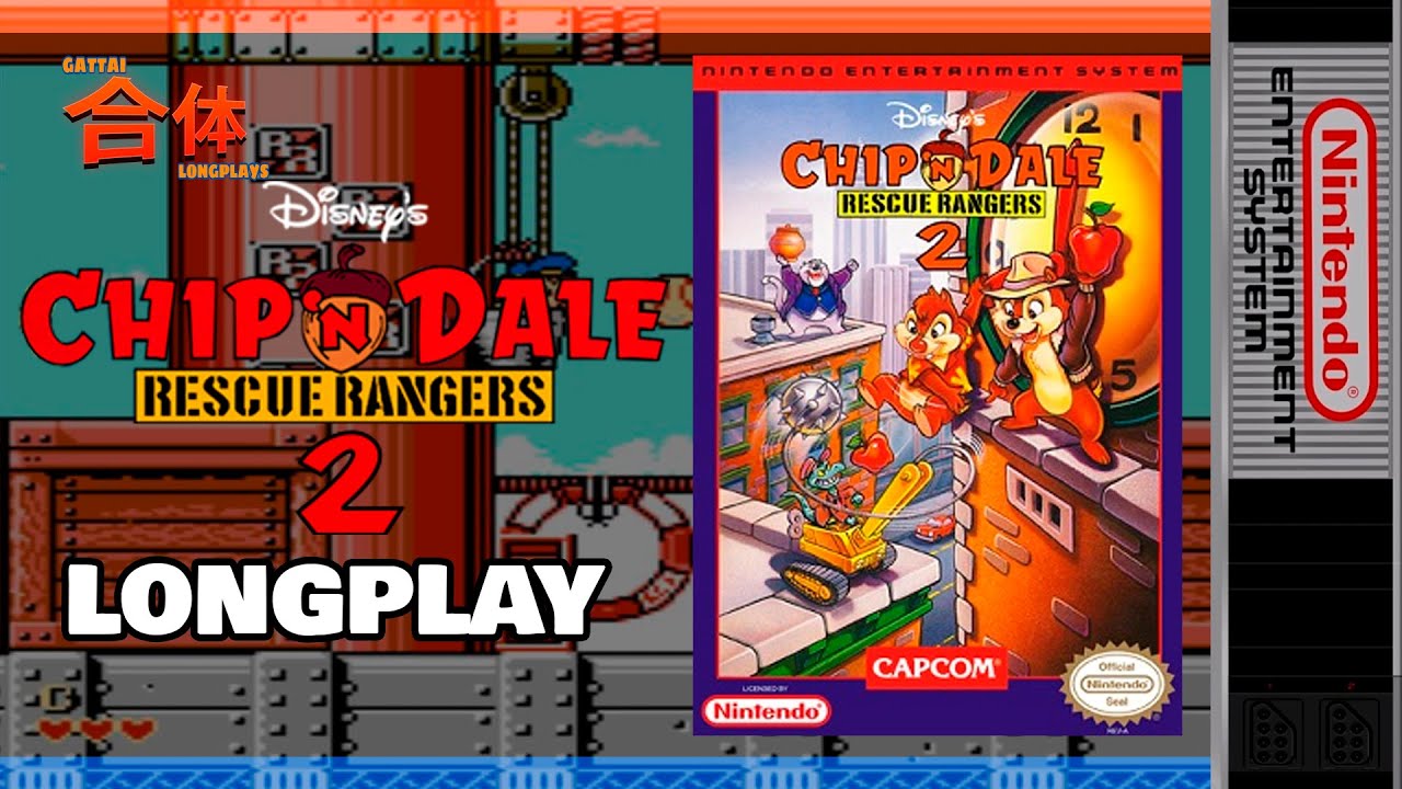 [103] Chip n' Dale 2: Rescue Rangers (Nes) Longplay - YouTube