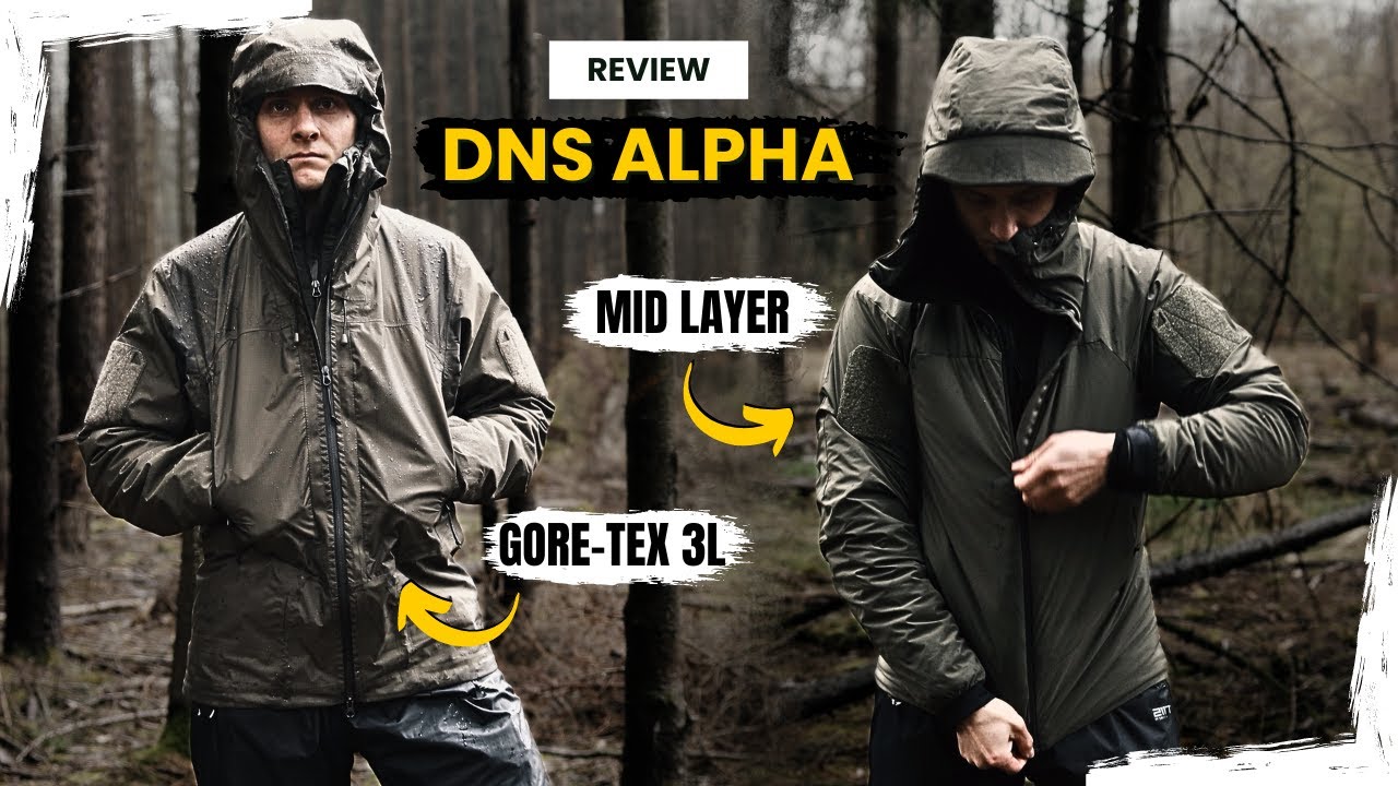 DNS Alpha MID Insulation & GTX 3L Hoody @TACWRK_Berlin - YouTube