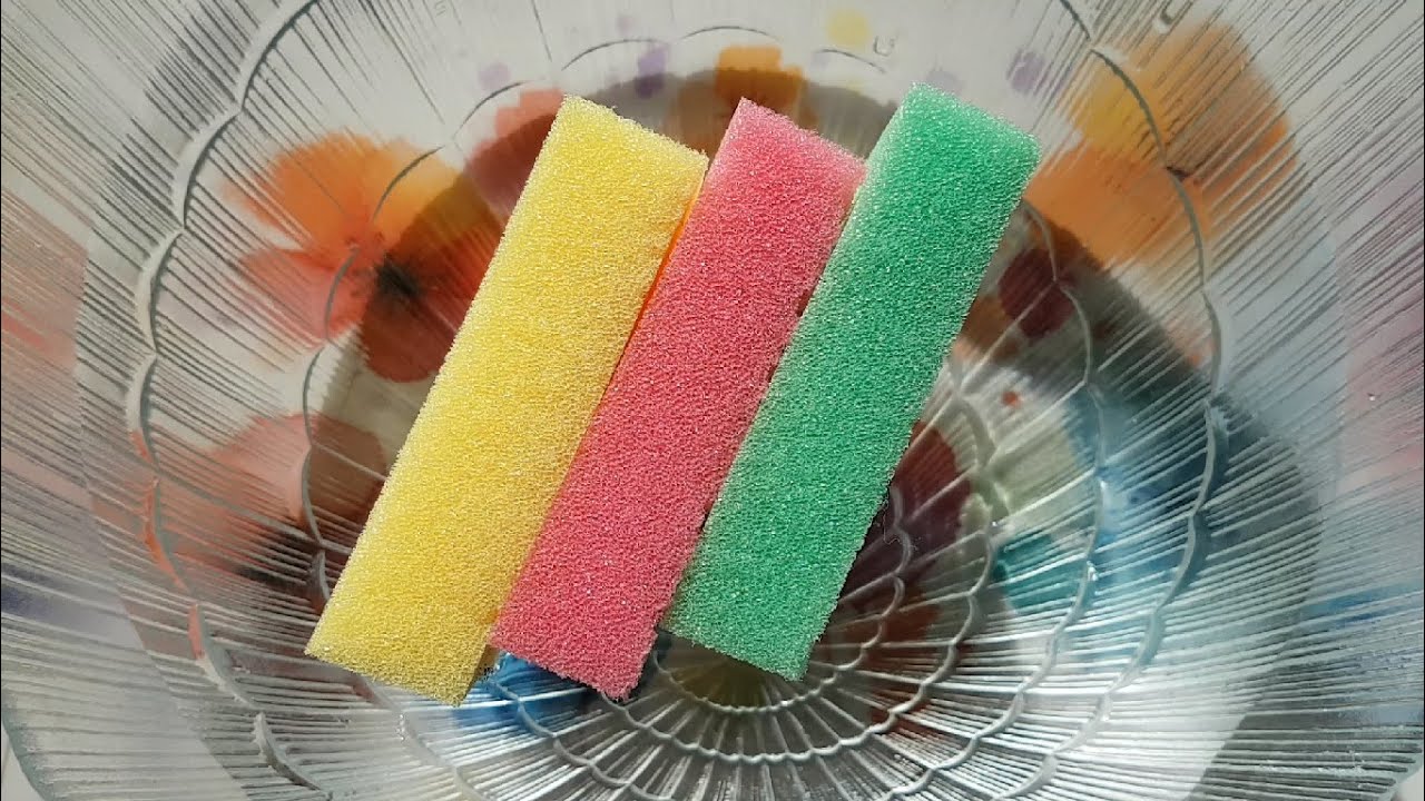 Wet sponges ripping ASMR |WATCH IN HD| - YouTube