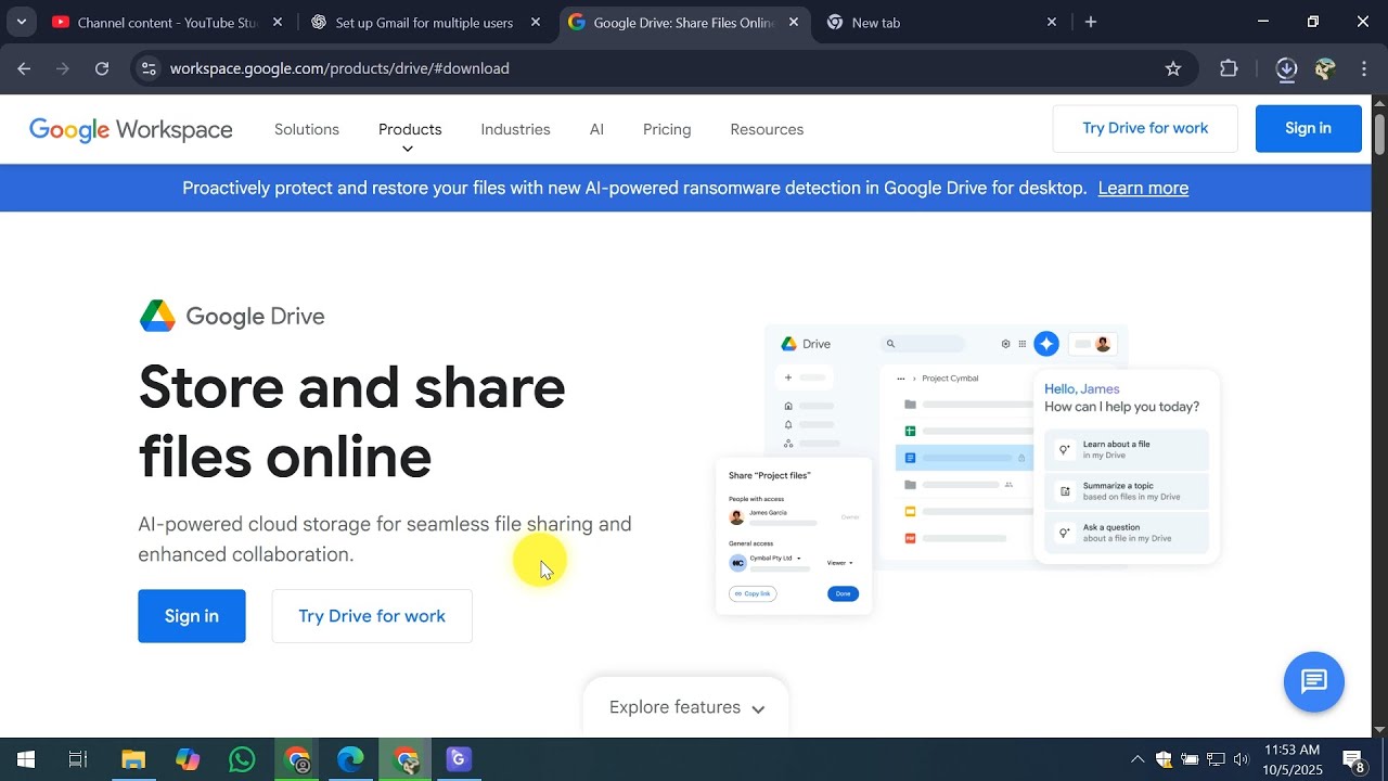 How To Add Google Drive to Quick Access in Windows 10 - YouTube