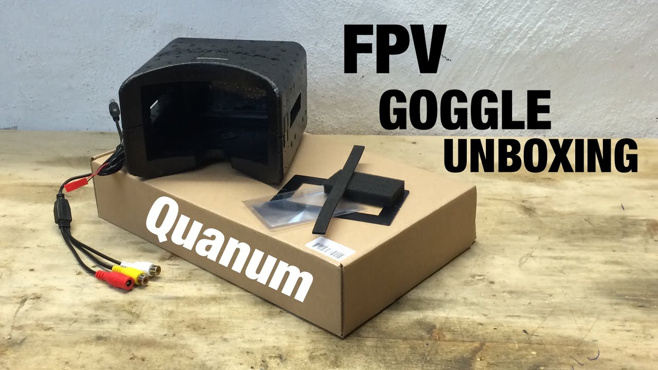 HK Quanum DIY FPV Goggle | Unboxing (HD) - YouTube
