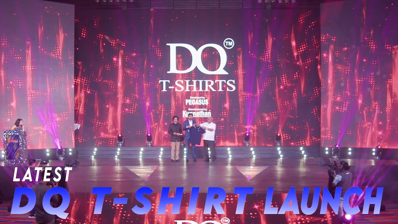 Latest DQ T-Shirt Launches Its Trendsetting Model - YouTube