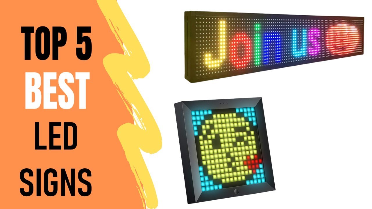 LED Signs : 5 Best LED Signs 2021 - YouTube