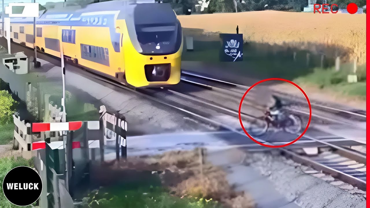 220 Shocking Train Moments Of Luckiest People Caught On Camera | Best ...