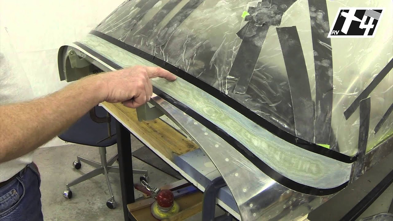 RV-14 Canopy Fairing Area Preparation Part 04 - YouTube