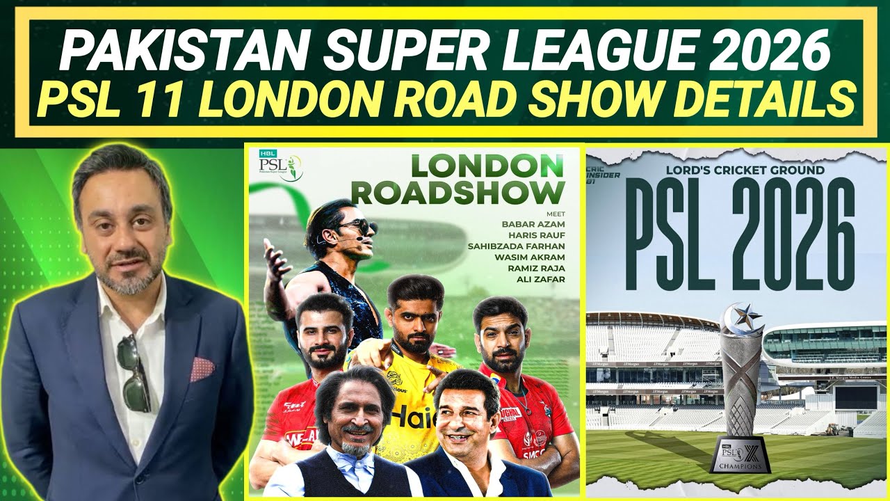 PSL 11 Road Show Details | PSL 11 Road Show in London | PSL 2026 | PSL ...