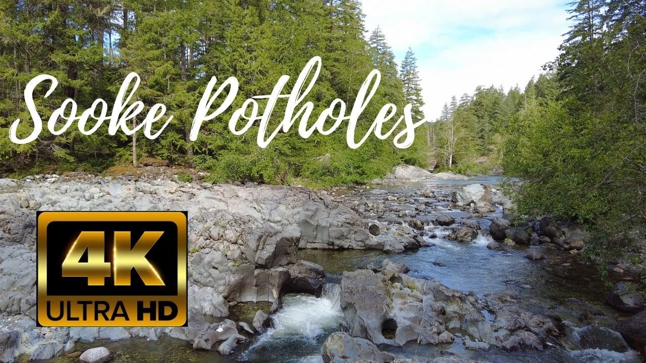 Sooke Potholes, BC, Canada, walking tour, 4K video - YouTube