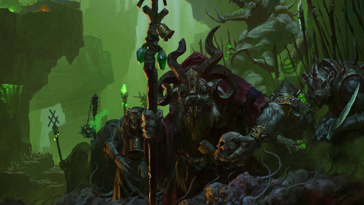 Total War: WARHAMMER II - Skaven Campaign loading screen ambience - YouTube