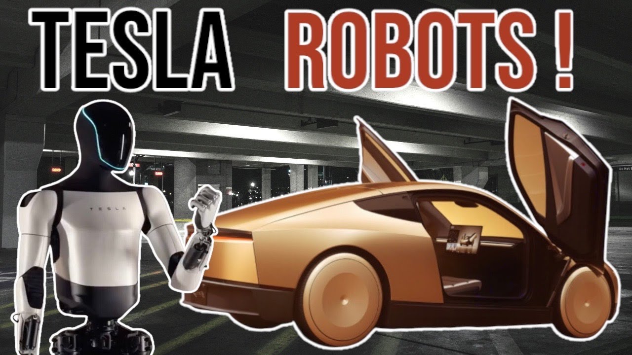 Tesla unveils Robotaxi Robo Van and actual ROBOTS ! Will the Future be ...