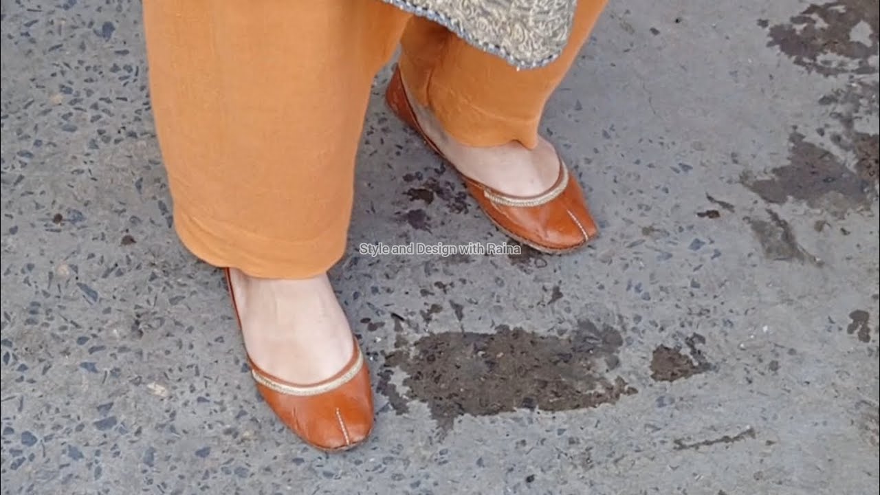 More well worn and more stinky leather flats | Orange ballet leather ...