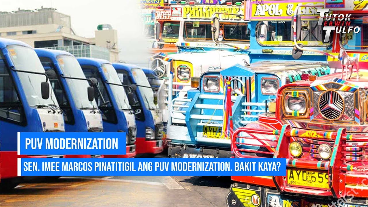 SEN. IMEE MARCOS PINATITIGIL ANG PUV MODERNIZATION. BAKIT KAYA? - YouTube