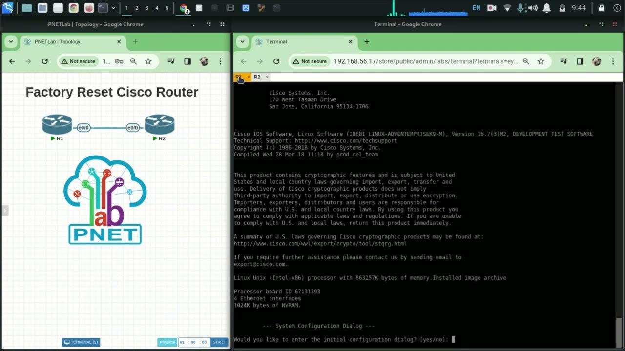 Factory Reset Cisco Router - YouTube